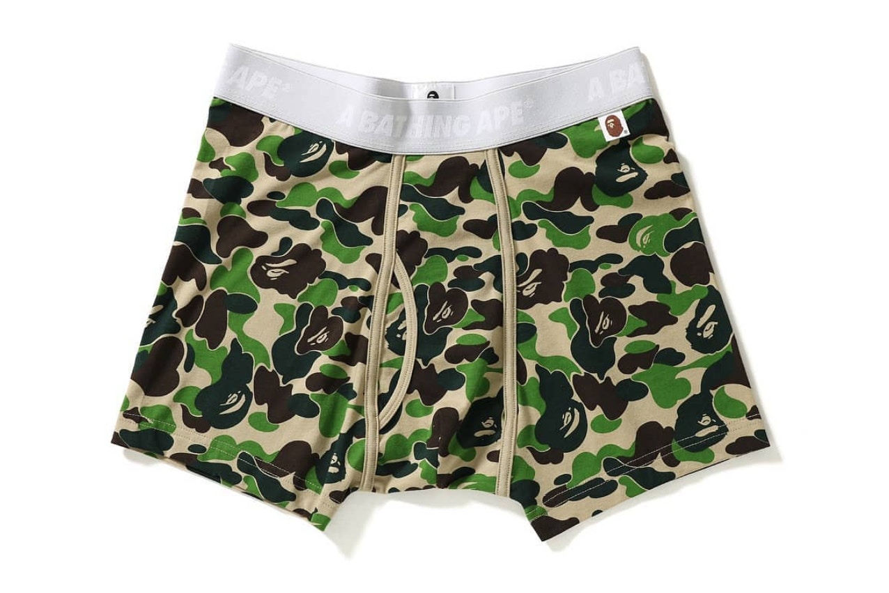 BAPE släpper ABC Camo Boxer Trunks - Dopest