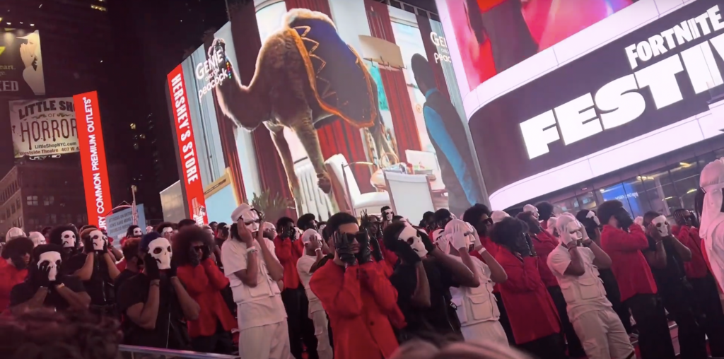 300 dansande The Weeknd-kloner dyker upp i New York - Dopest