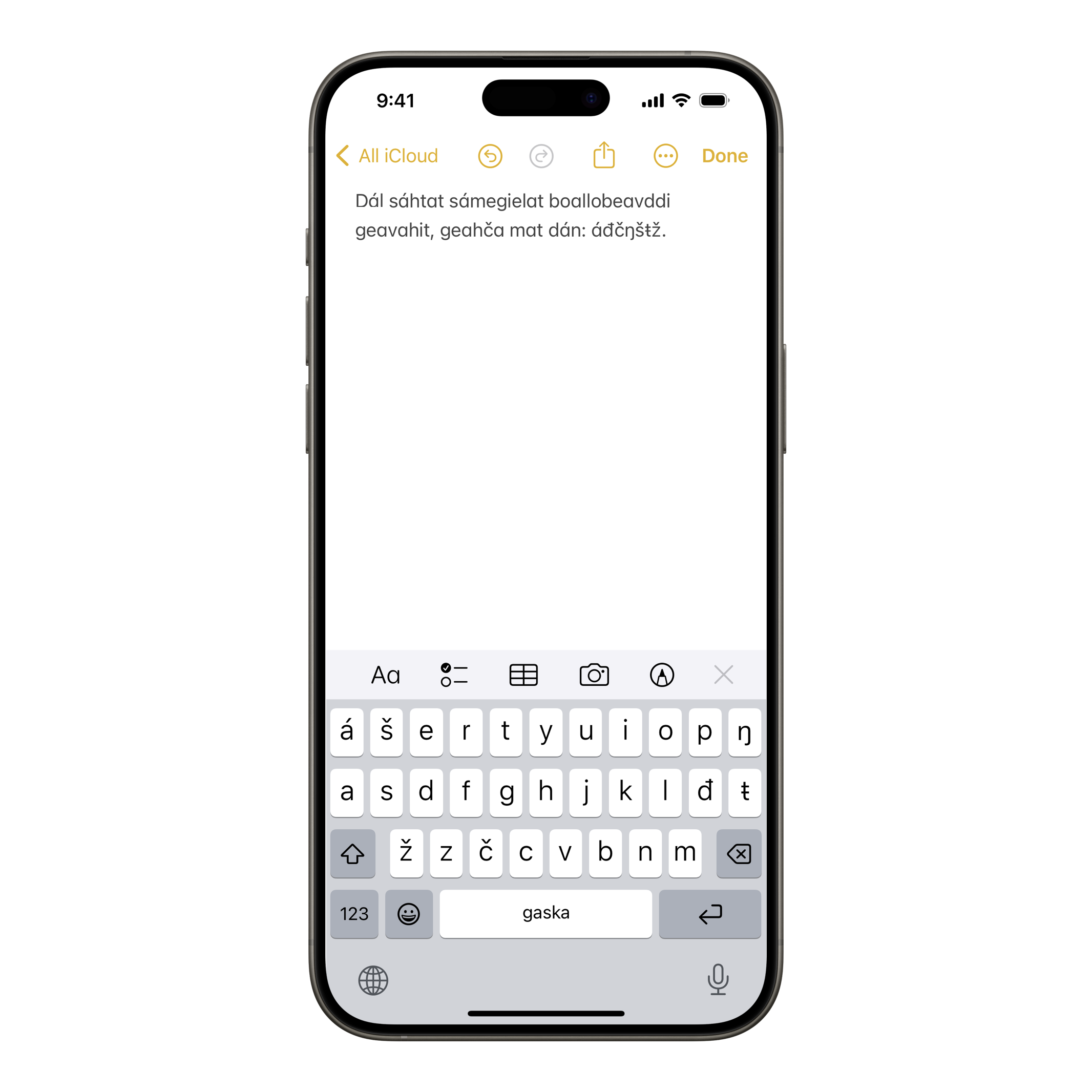 Apple lanserar tangentbord för samiska språk - Dopest