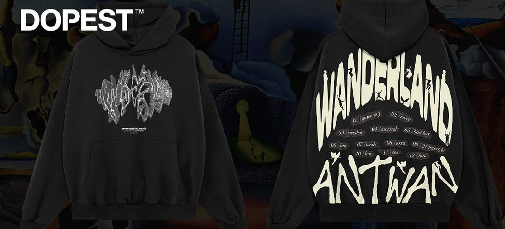 Ant Wan 'Wanderland' merch ute nu – köp här - Dopest