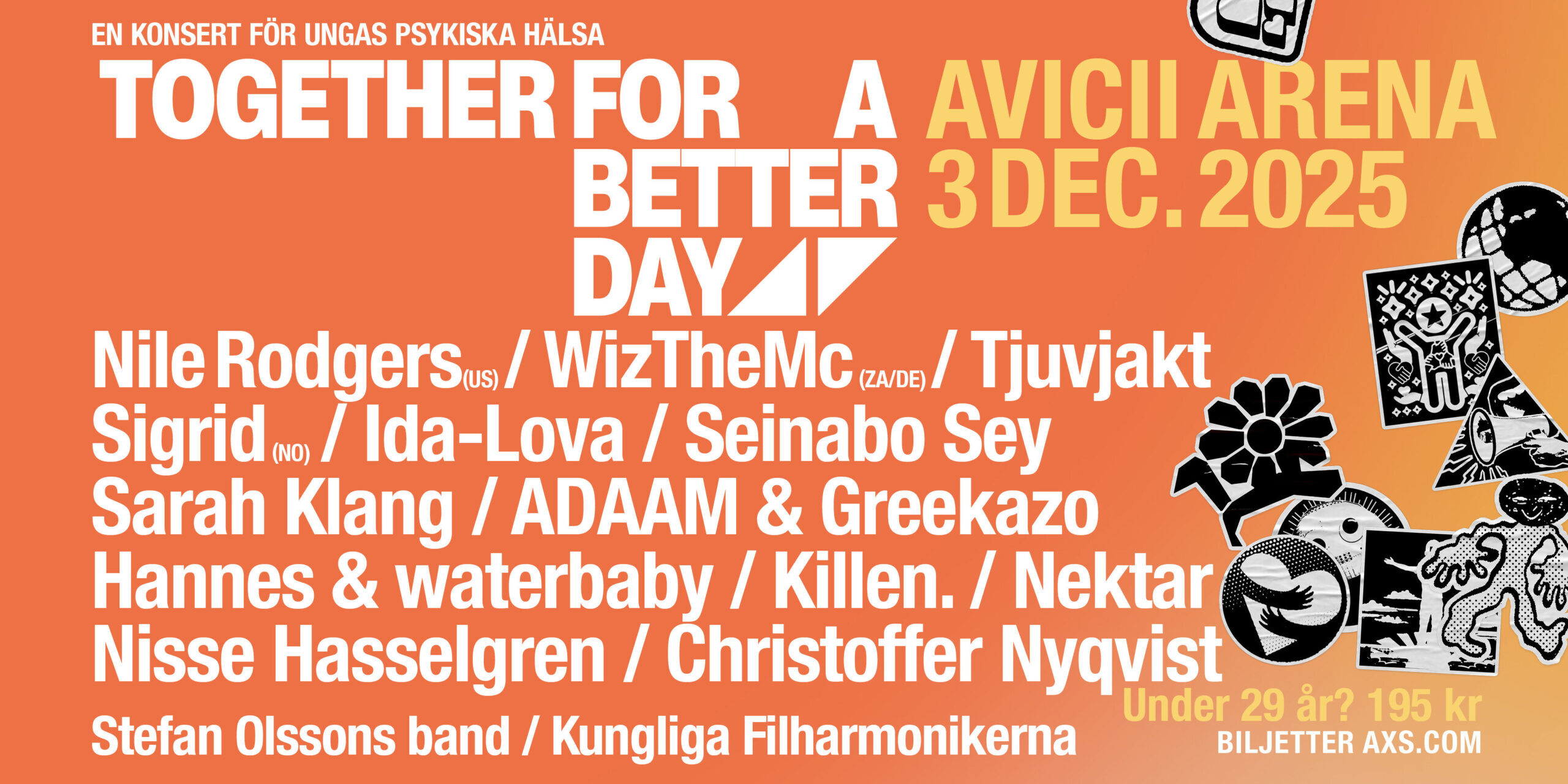 Together For A Better Day återvänder till Avicii Arena för ungas ...